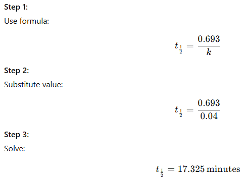 Half Life of Compound Calculator (100% Accurate Results in Seconds)